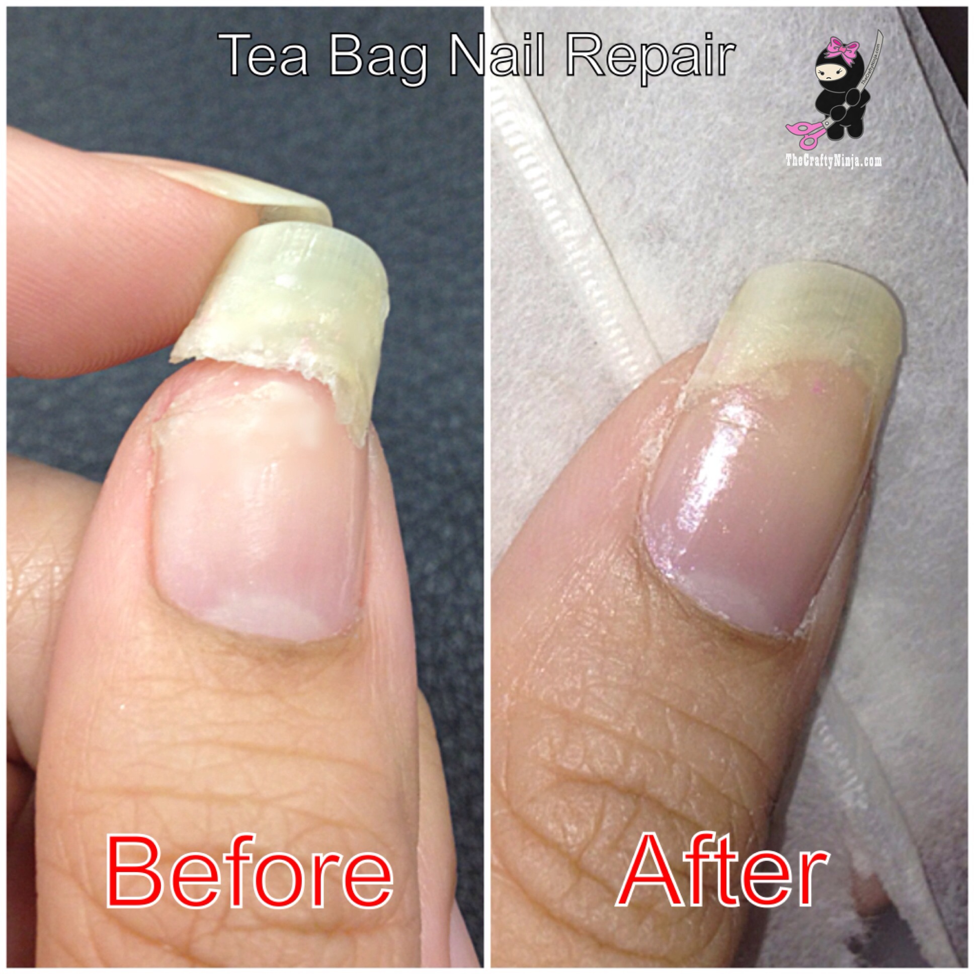 Tea Bag Nail Repair The Crafty Ninja Tea Bag Nail Repair The Crafty Ninja